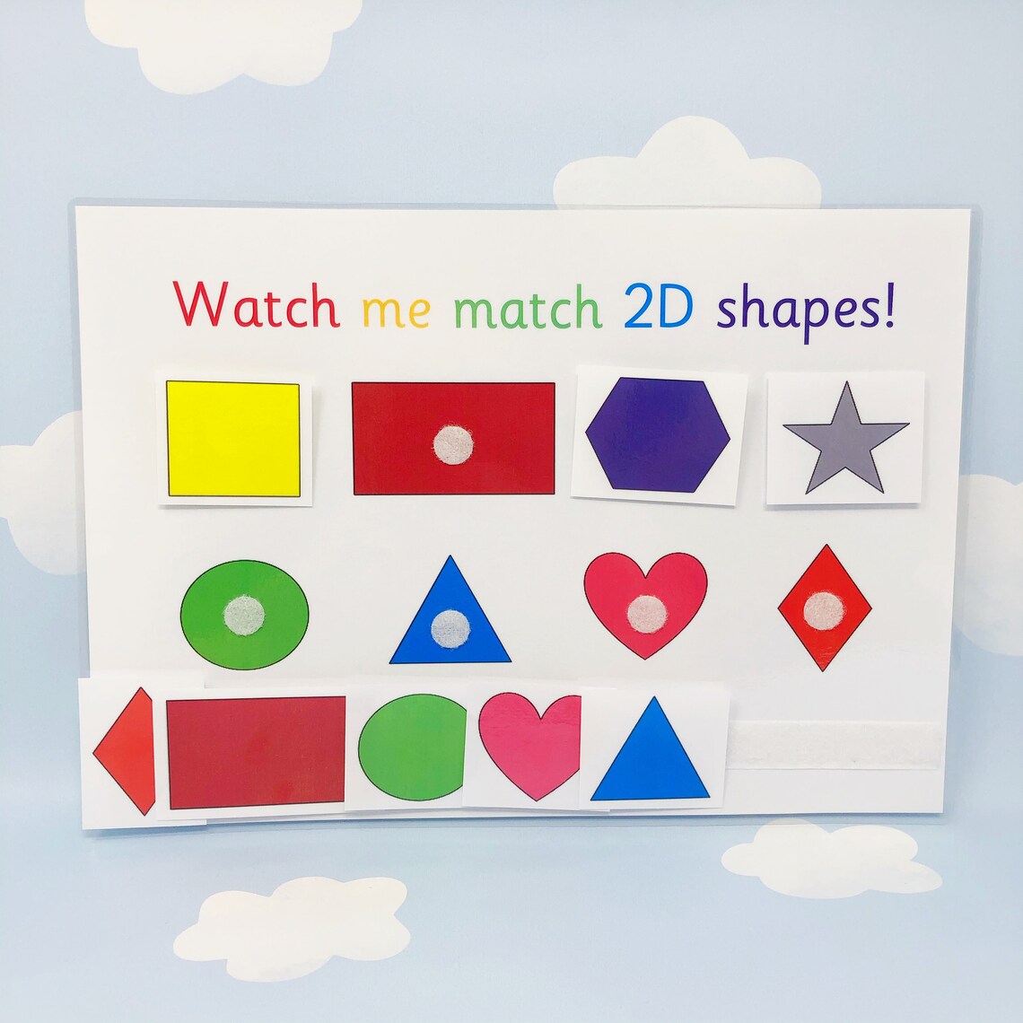 Shape Matching - Learning Sheet - 2D Shape Games - Learning Shapes ...