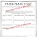 Paper Plane Math Activity & Paper Helicopter Activities. Fun Maths ...