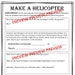 Paper Plane Math Activity & Paper Helicopter Activities. Fun Maths ...