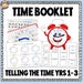 Telling the Time: Booklet and Clock Laminates. Years 1-3+ - Etsy