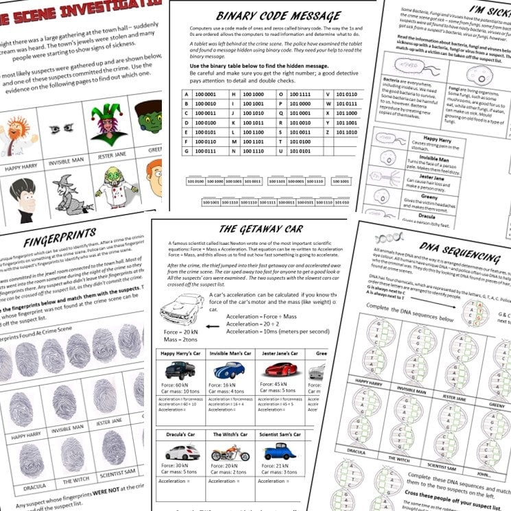 CSI Forensic Science - Use Science to Figure Out Who Stole the Jewels ...