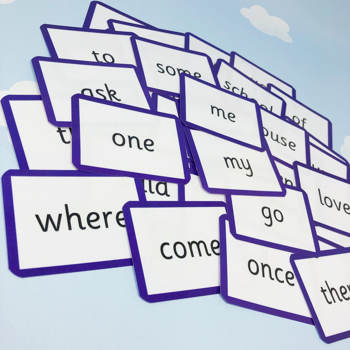 Year 1 Flash Cards - Common Exception Words - KS1 Spellings - Teaching ...