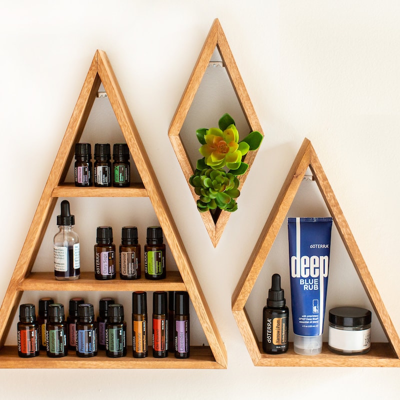 Essential Oil Wall Shelf Apothecary - Etsy
