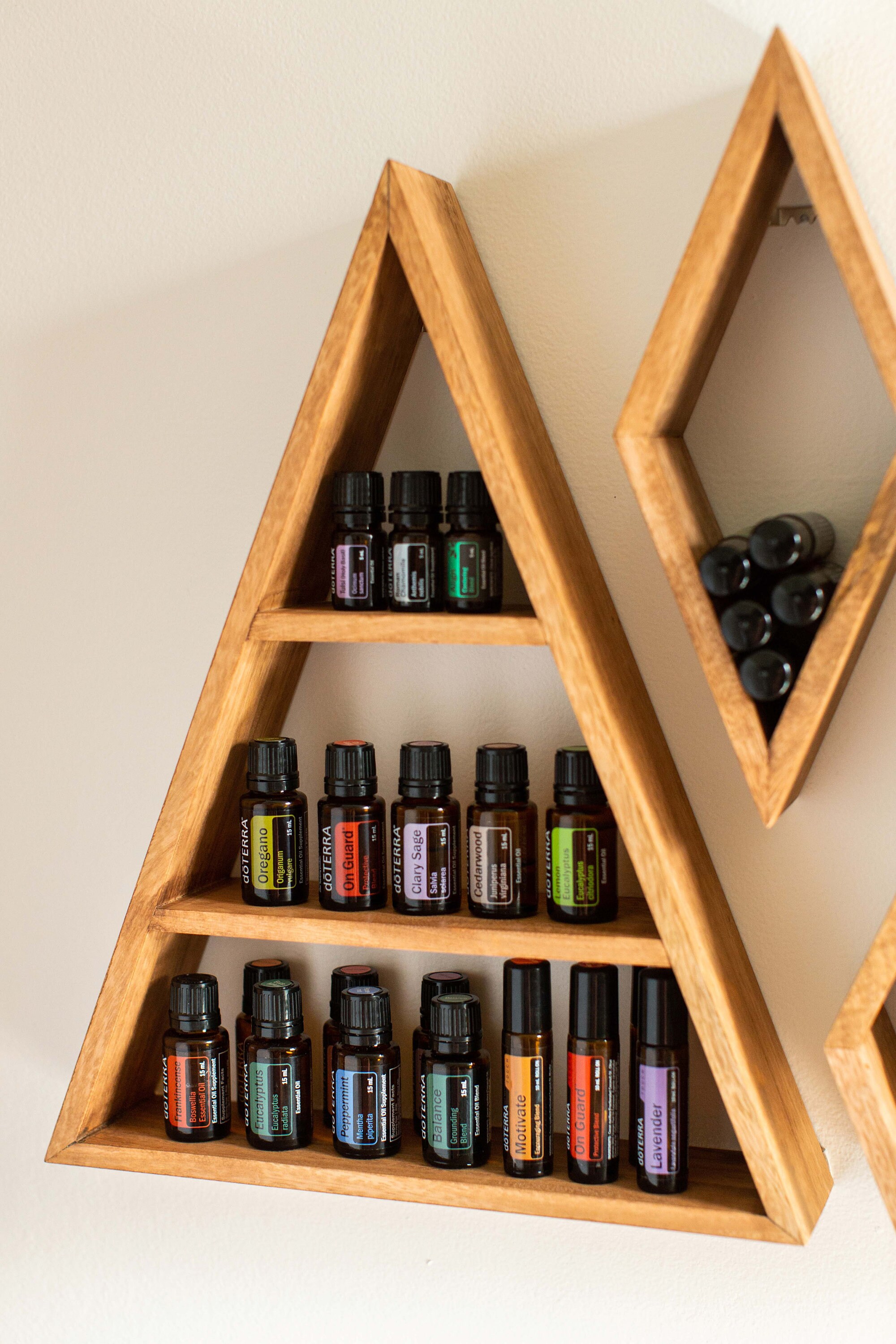 Essential Oil Storage Essential Oil Shelf Crystal Display | Etsy