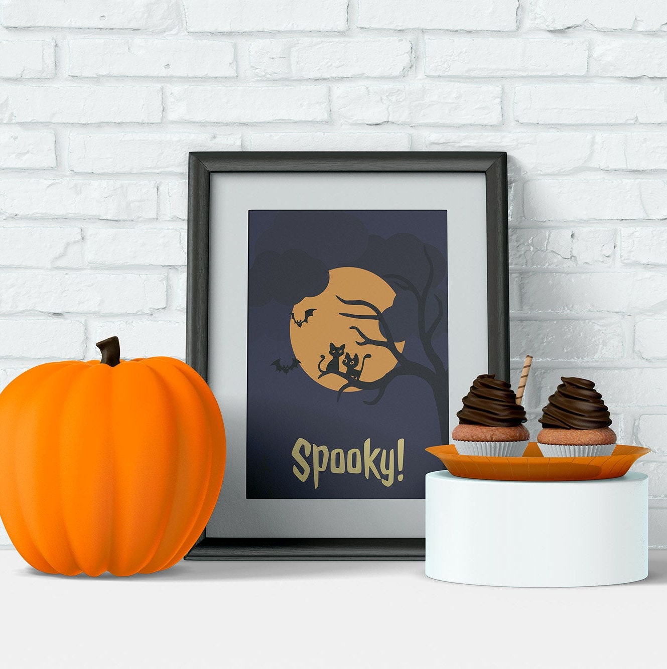 Spooky! - Halloween, Printable Poster, Printable Wall Art, Downloadable ...