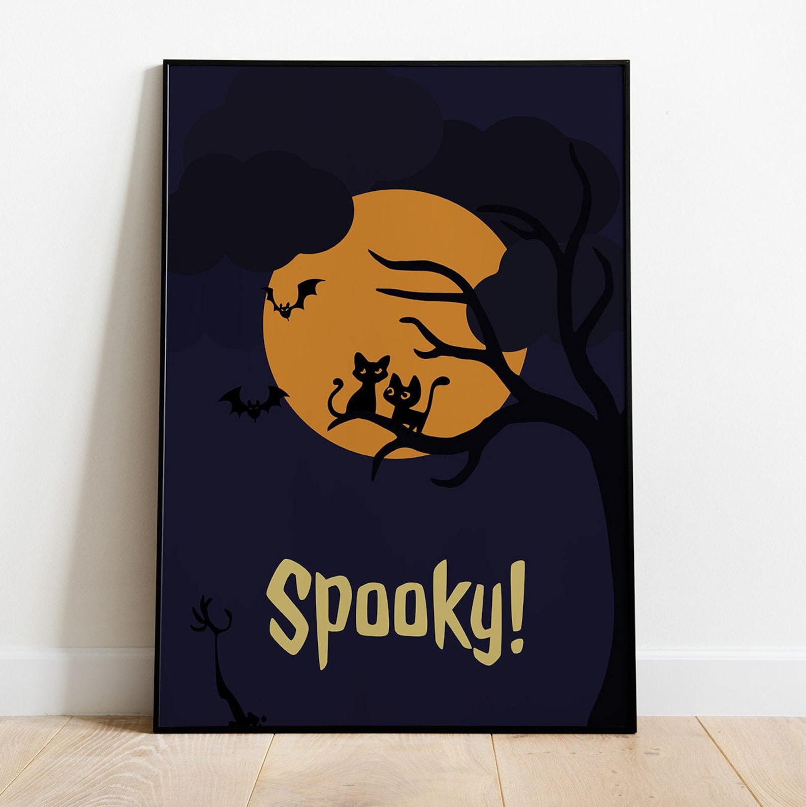 Spooky! - Halloween, Printable Poster, Printable Wall Art, Downloadable ...
