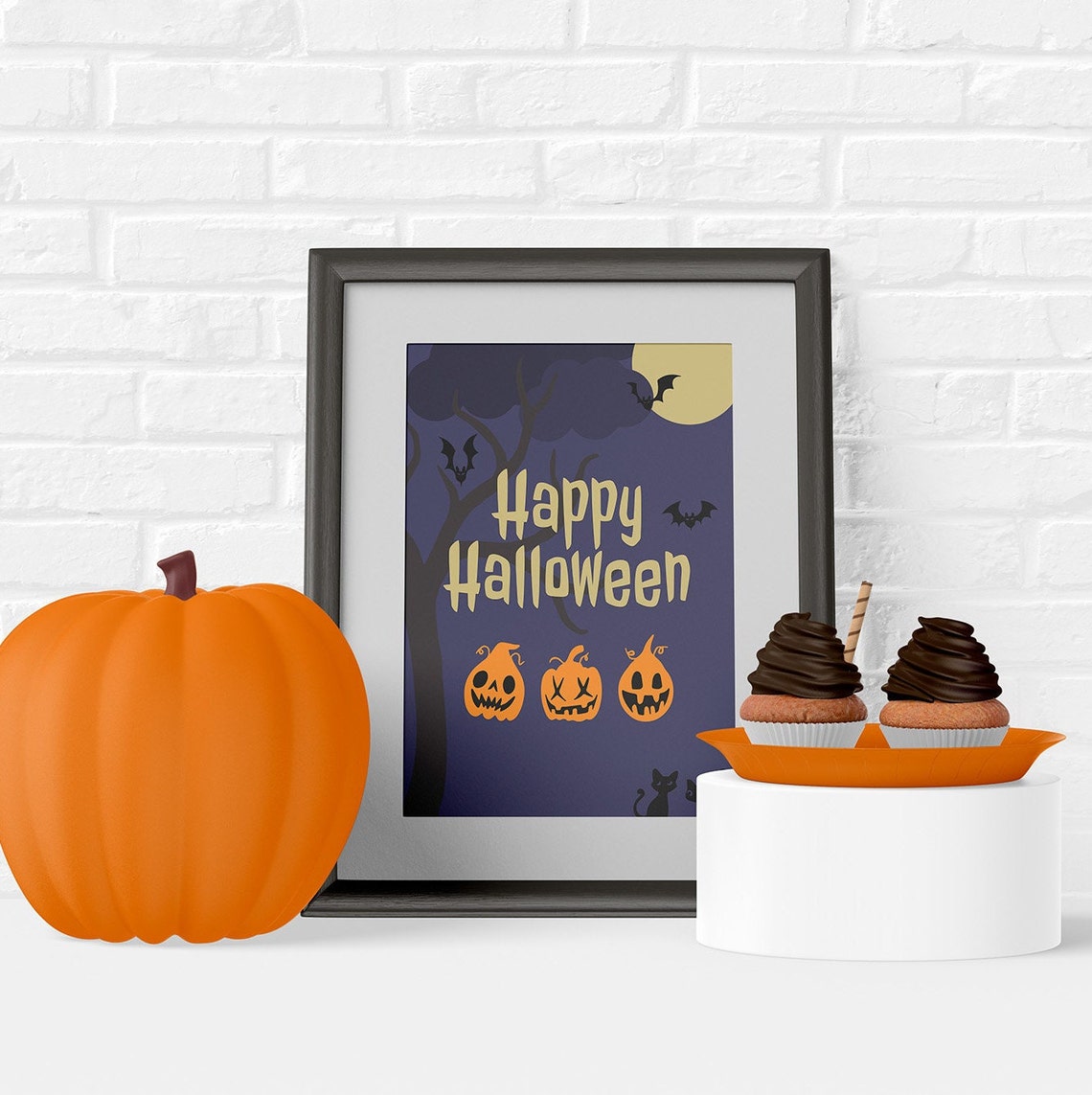 Happy Halloween - Printable Poster, Printable Wall Art, Downloadable ...