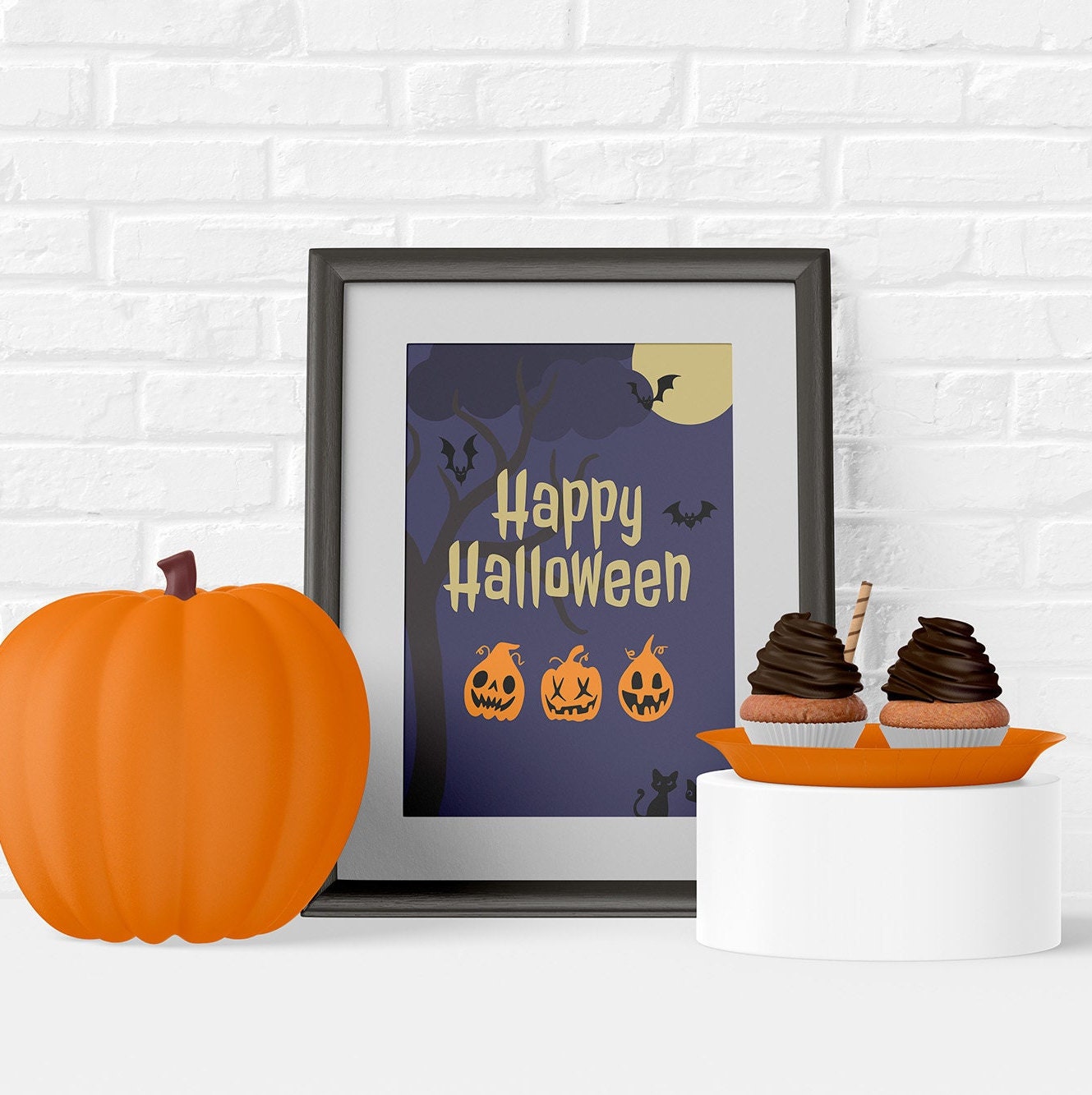 Happy Halloween - Printable Poster, Printable Wall Art, Downloadable ...