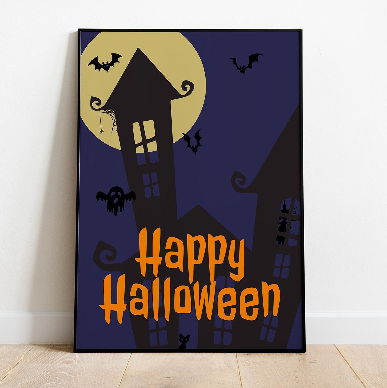 Happy Halloween - Printable Poster, Printable Wall Art, Downloadable ...