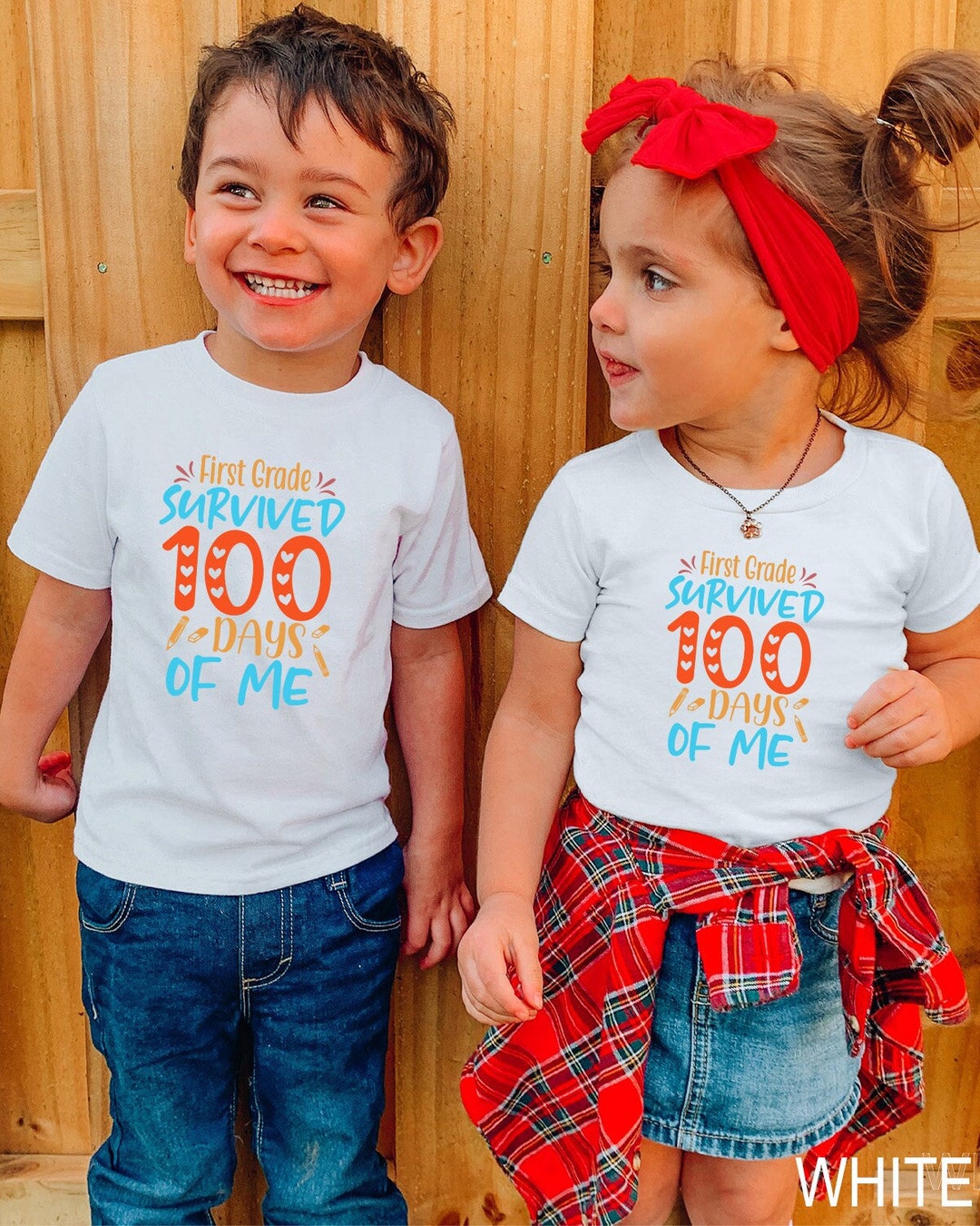 Survived 100 Days of Me Kids Tee, 100 Days of School Shirt, Happy 100 ...