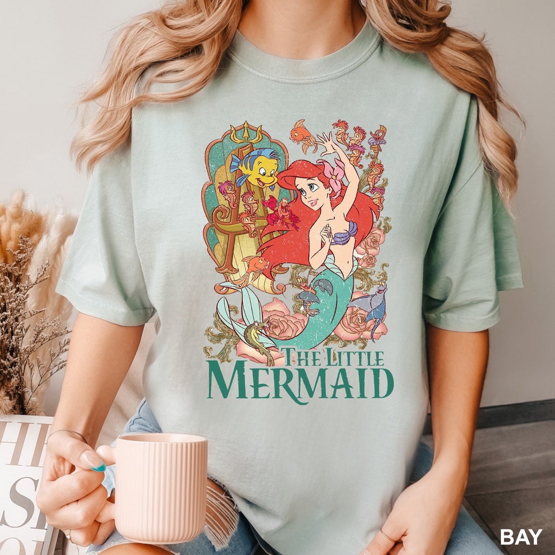 The Little Mermaid Shirt, Comfort Colors® Disney T-shirt, Women's ...