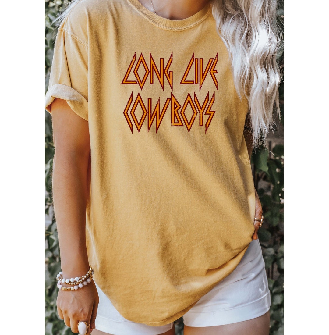 Long Live Cowboys ,comfort Colors T-shirt, Country Western Shirts ...