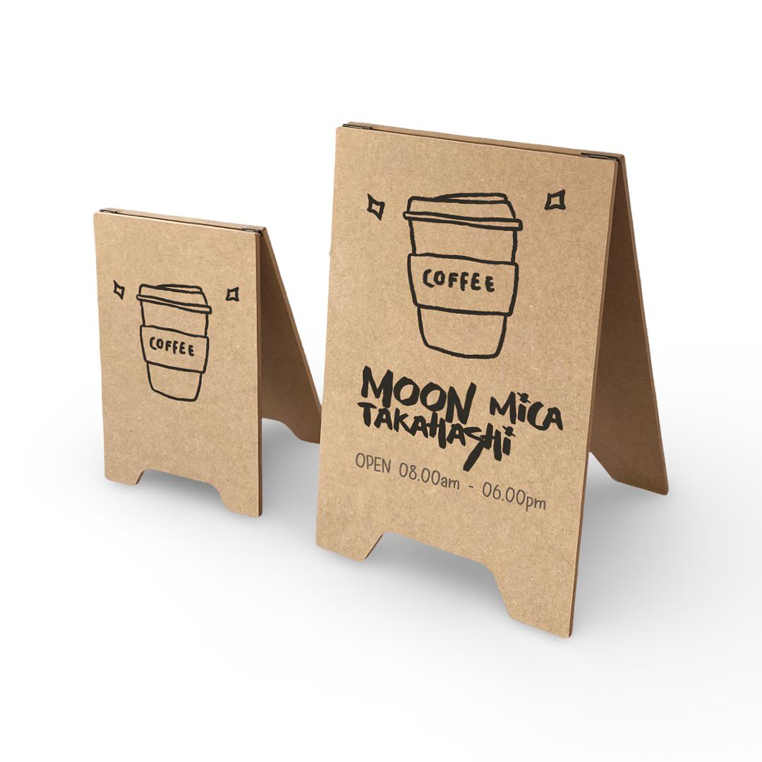Wooden A-frame Display Stand , Table Display, Rustic Menu Holder – A3 ...