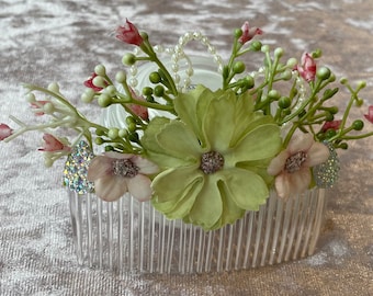 Mint Green Hair Comb - Etsy