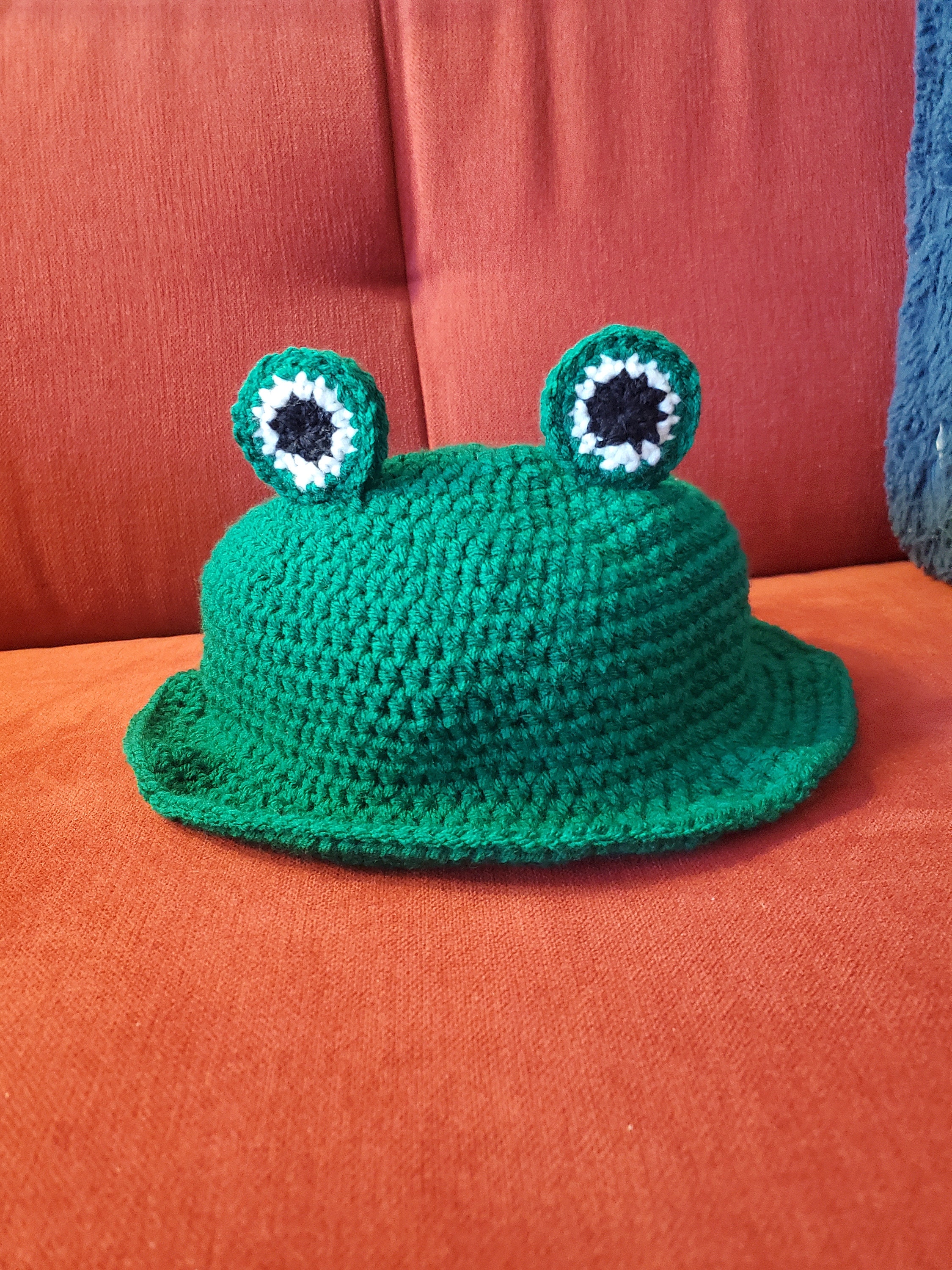 Frog Bucket Hat Crochet Pattern - Etsy