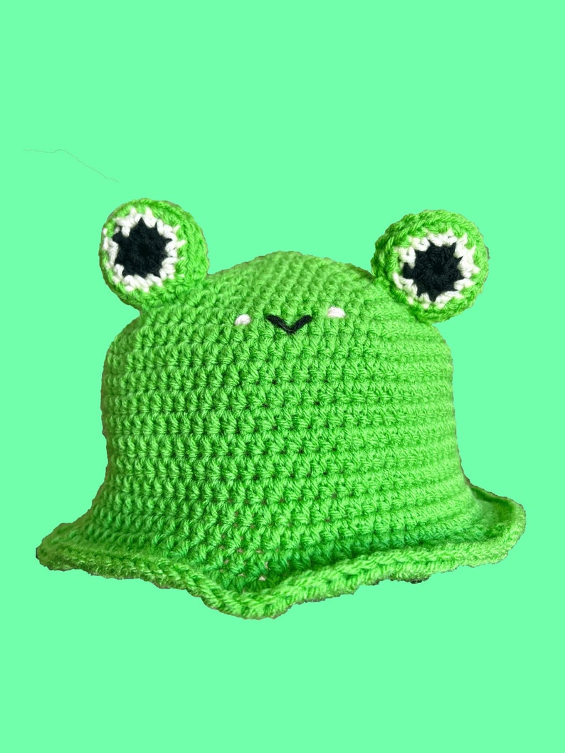 Frog Bucket Hat Crochet Pattern - Etsy
