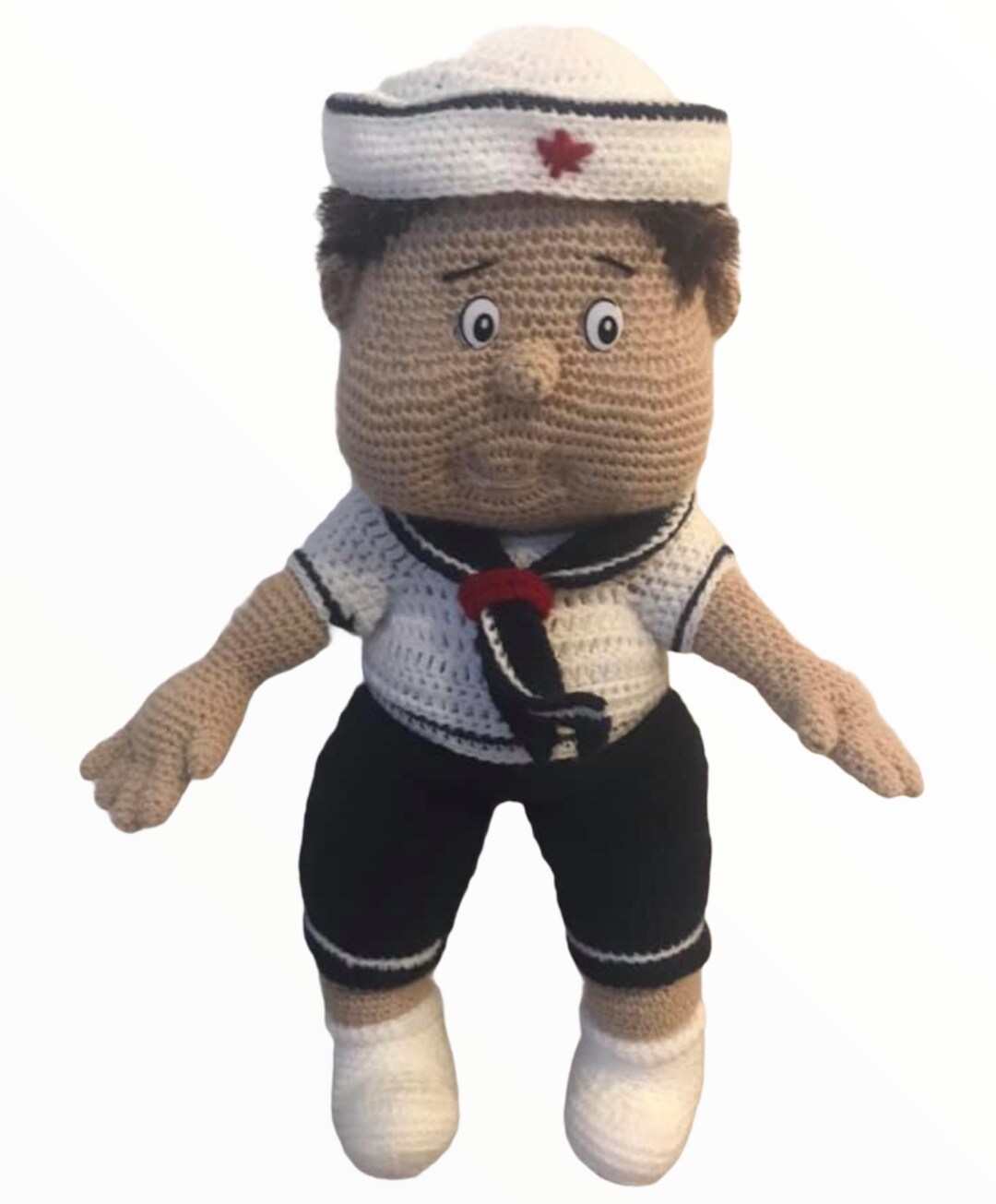 Roland the Sailor Large Crochet Amigurumi Toy, Crochet, Toy, Large - Etsy