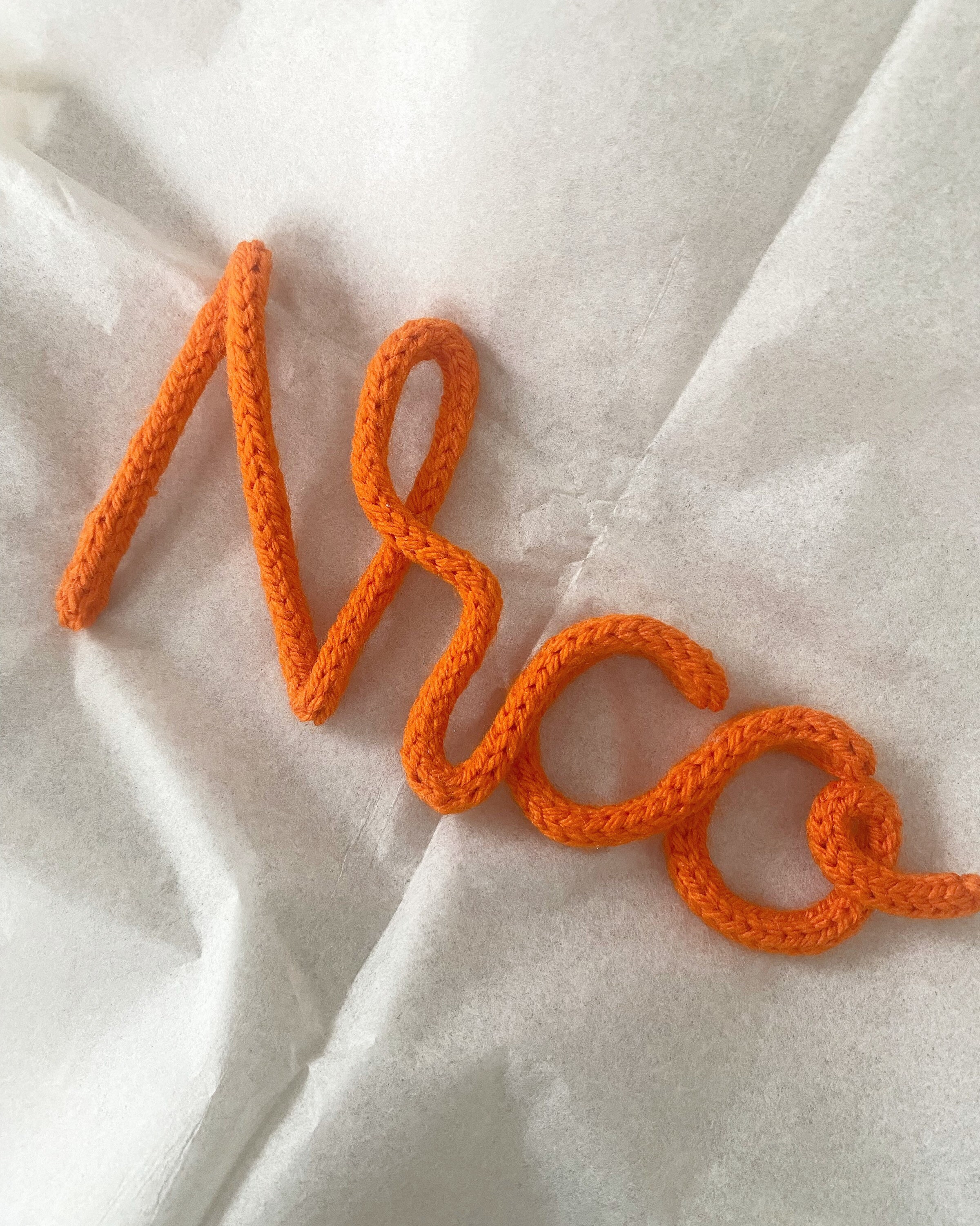 Knitted Wire Signs Custom Made - Etsy