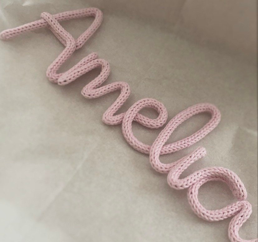 Knitted Wire Signs Custom Made - Etsy