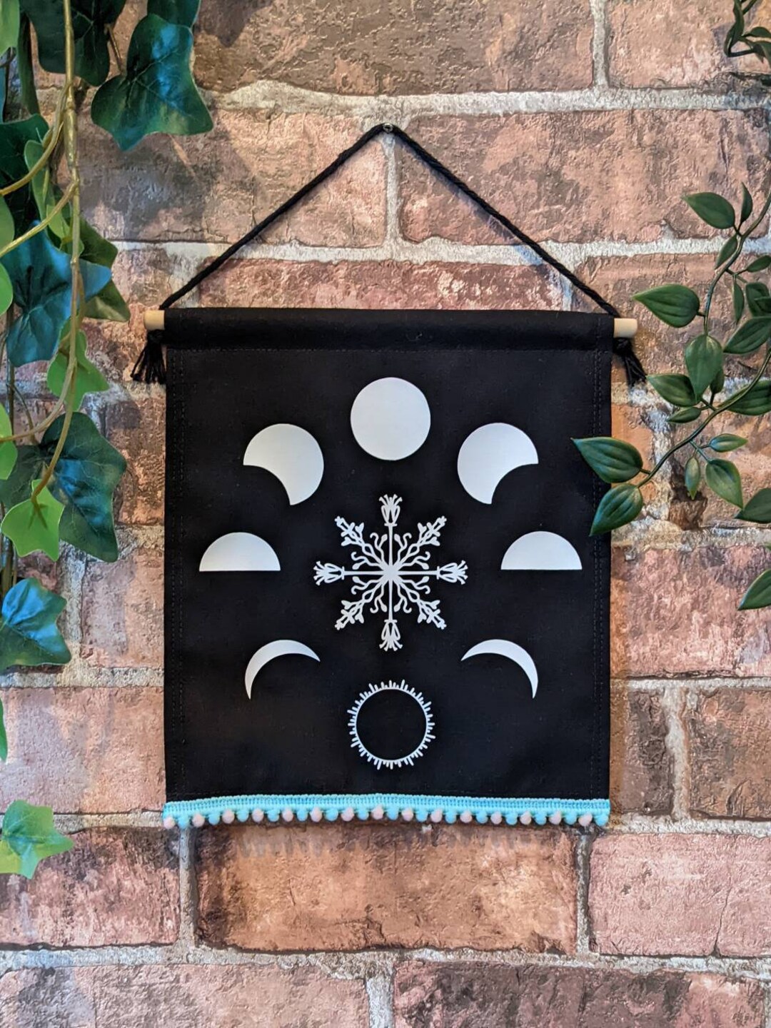Moon Phases Pennant • Banner • Flag • Wall Hanging - Etsy