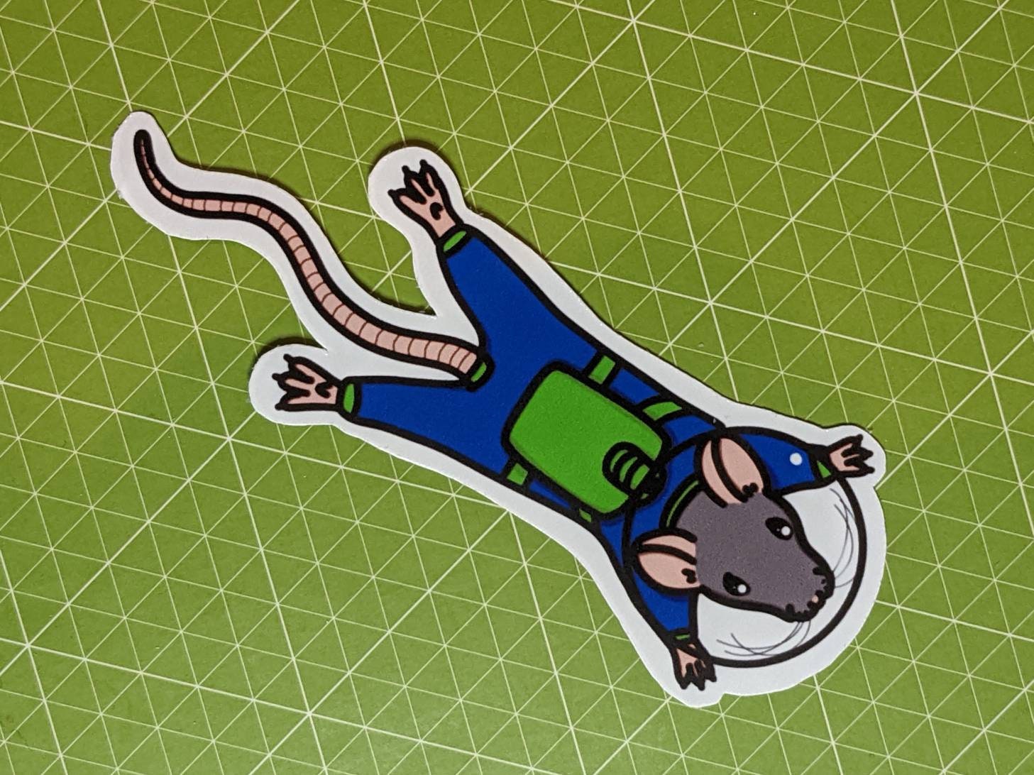 Astronaut Rat 1 - Etsy