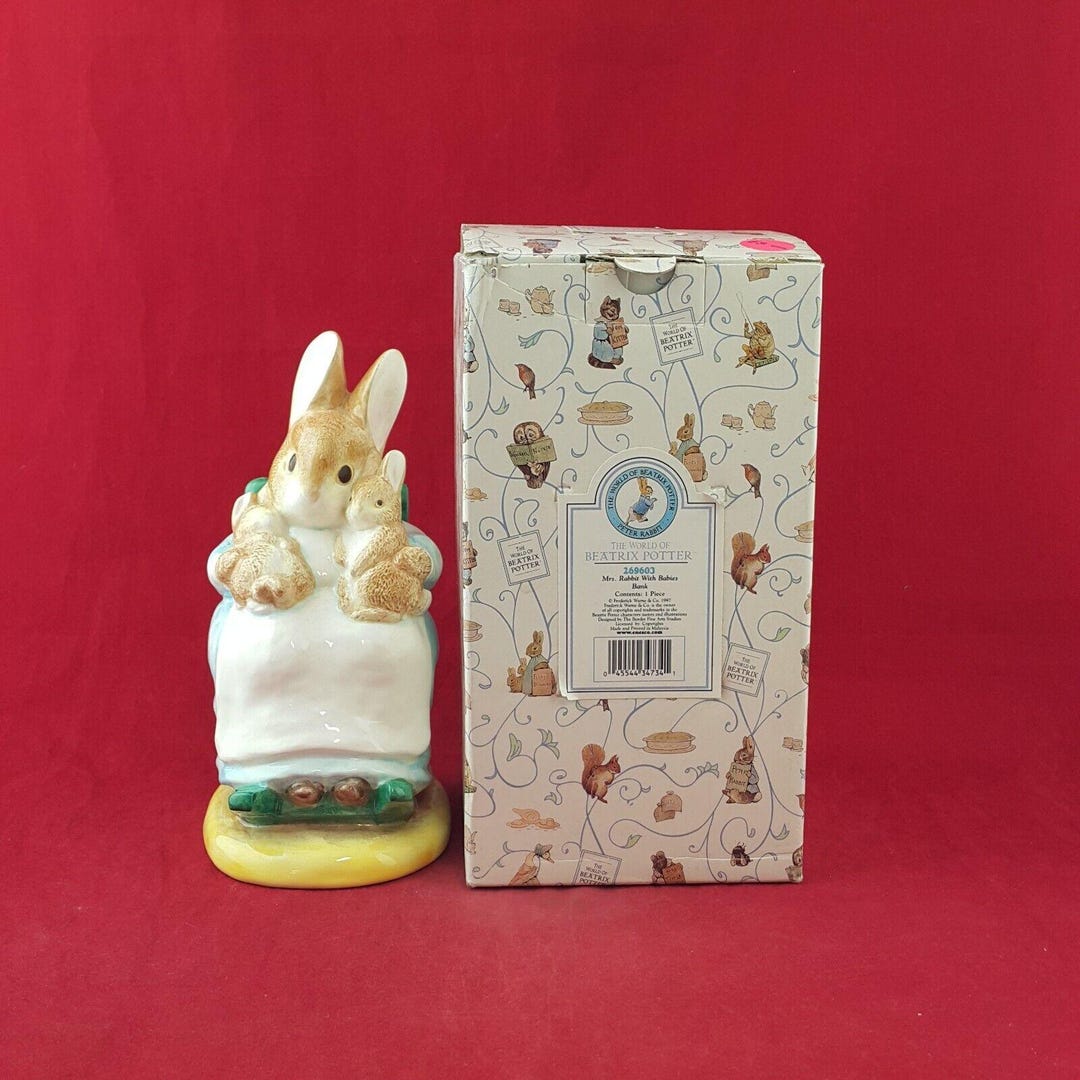 Vintage Beatrix Potter Money Box With Box - 8442 O/A - Etsy