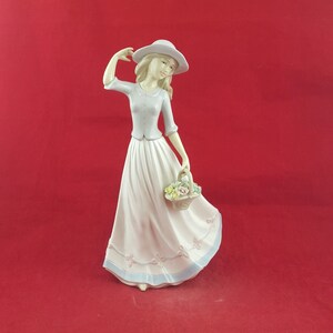 The Leonardo Collection Girl With Flower Basket 14 TF - Etsy