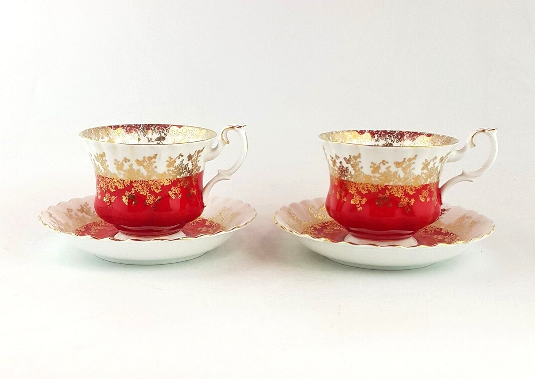Royal Albert Regal Series Pattern 4396 Pair of Teacup and - Etsy