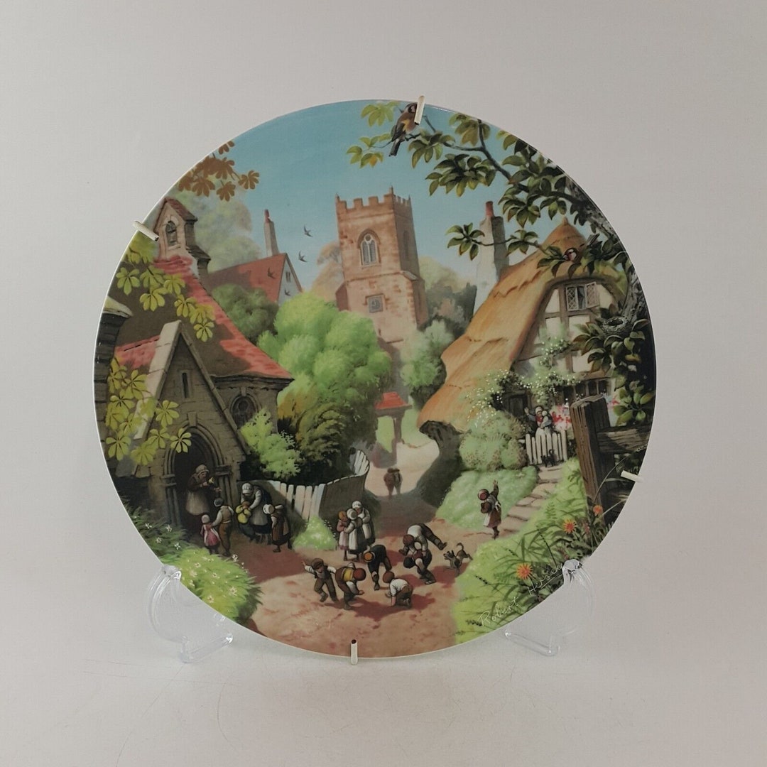 Coalport Porcelain Village School Decorative Plate 8203 CP - Etsy