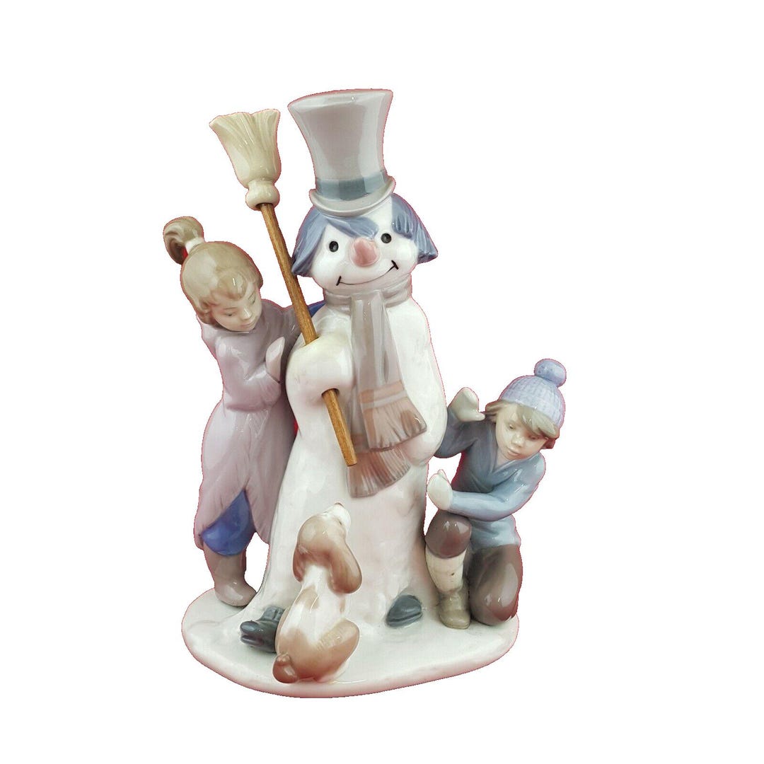 Lladro Nao Figurine 5713 the Snowman Porcelain Collectible 6111 L/N - Etsy
