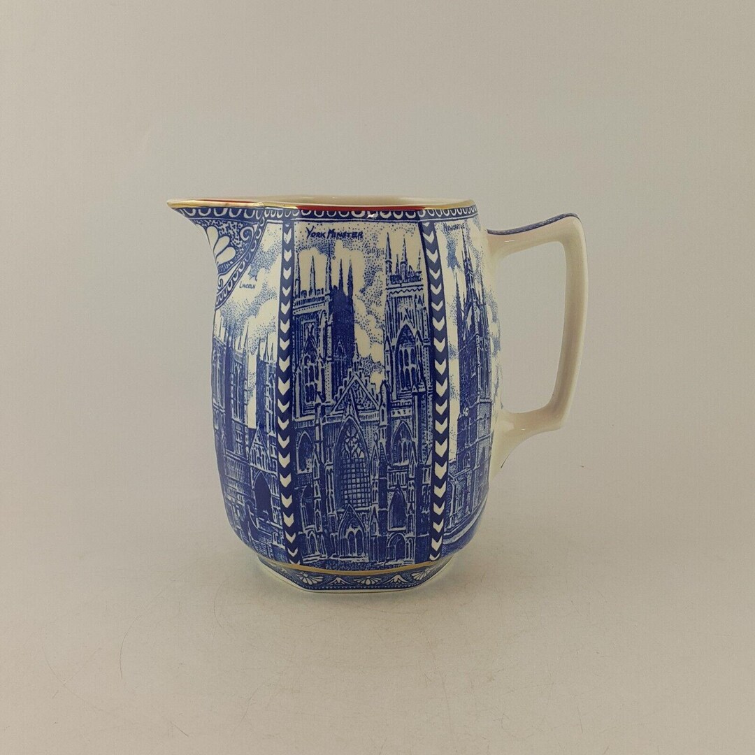 Ringtons Pottery York Minster Blue Jug 9030 O/A - Etsy