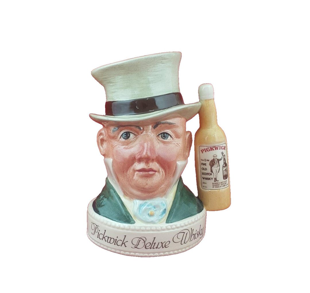 Royal Doulton Pick-kwik Character Jug Pickwick Deluxe Whisky - 9061 RD ...