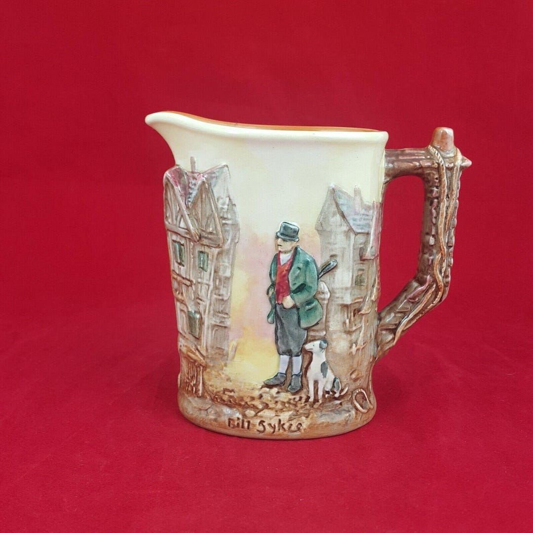 Royal Doulton Dickens Ware Relief Jug D6396 Billy Sykes 5887 RD - Etsy