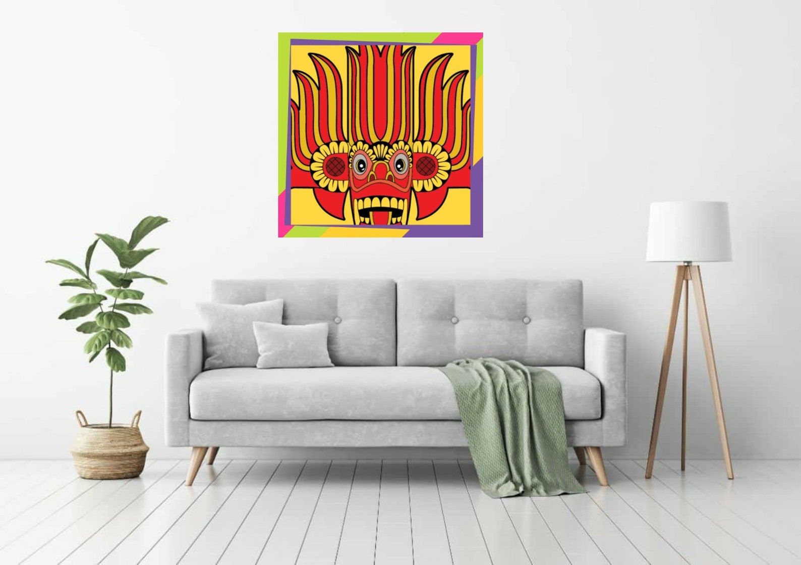 Srilankan Traditional Yaka Wall Art Prints - Etsy