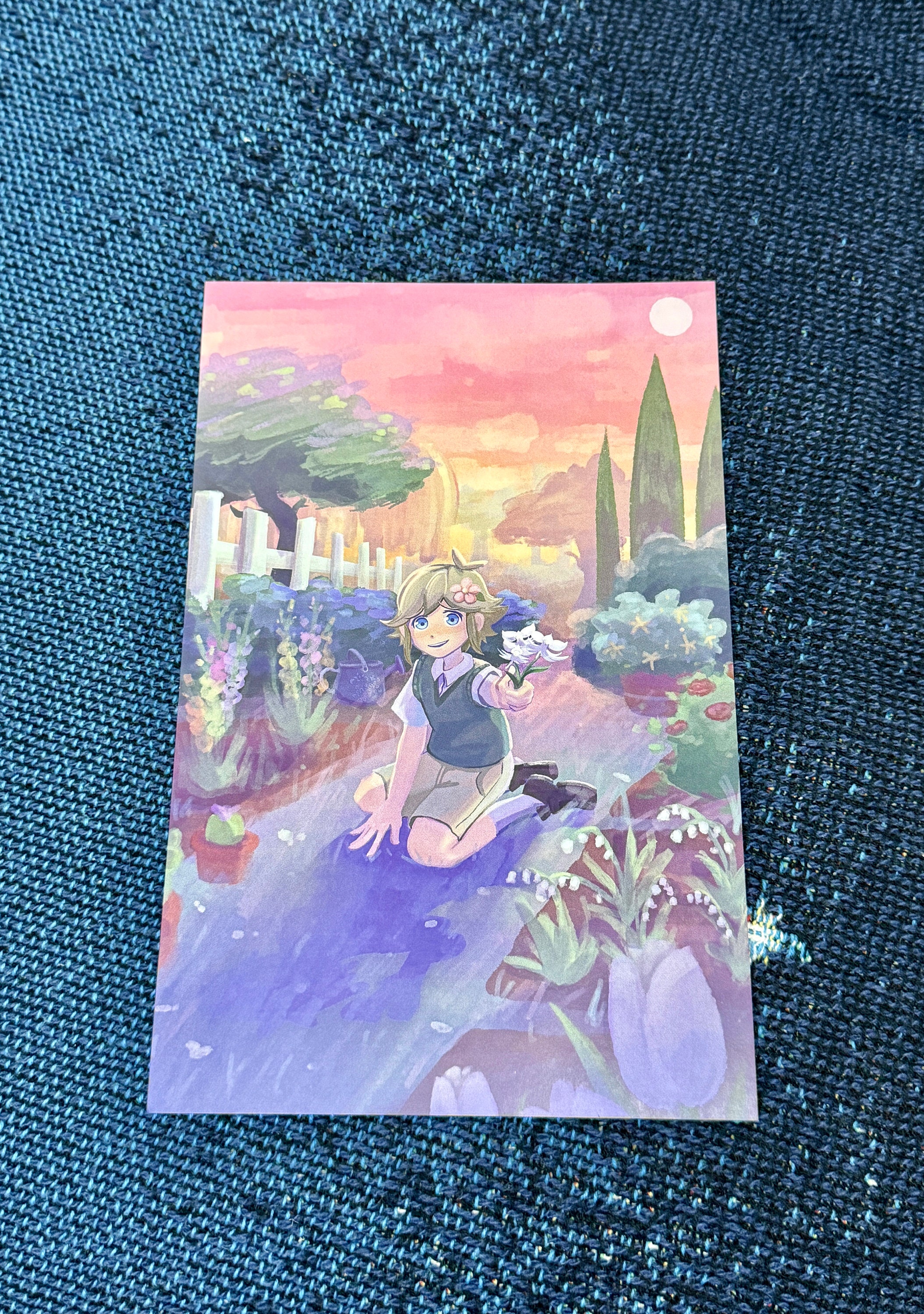 Omori Basil's Garden RPG Maker Horror Game Matte Print 5.5 8.5 A5 - Etsy