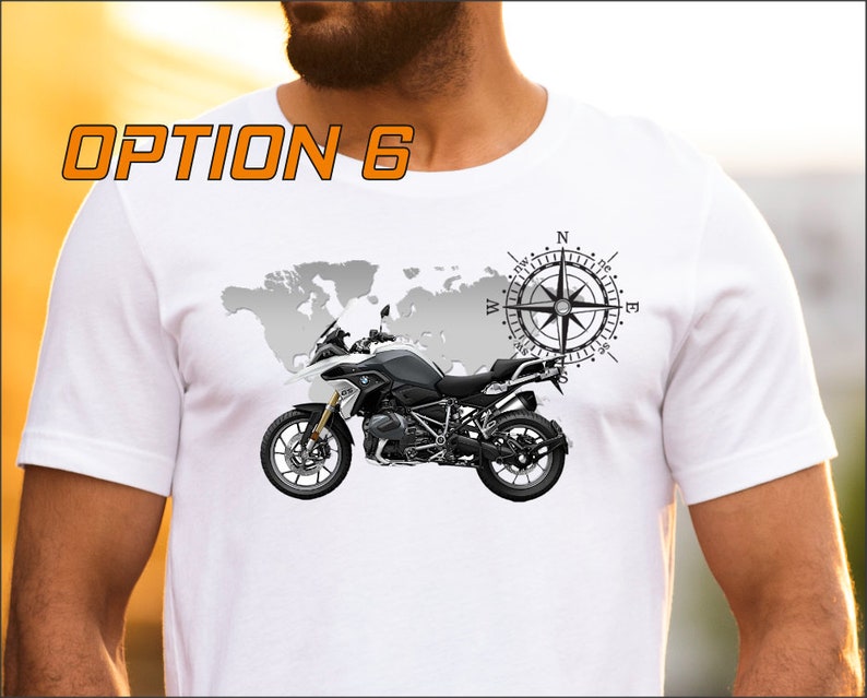 For R 1250 GS Fans Motorcycle T-shirt 1250GS Biker Shirt - Etsy