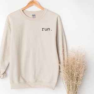 Run Sweatshirt | Premium Women Sweatshirt | Minimalist Running ...