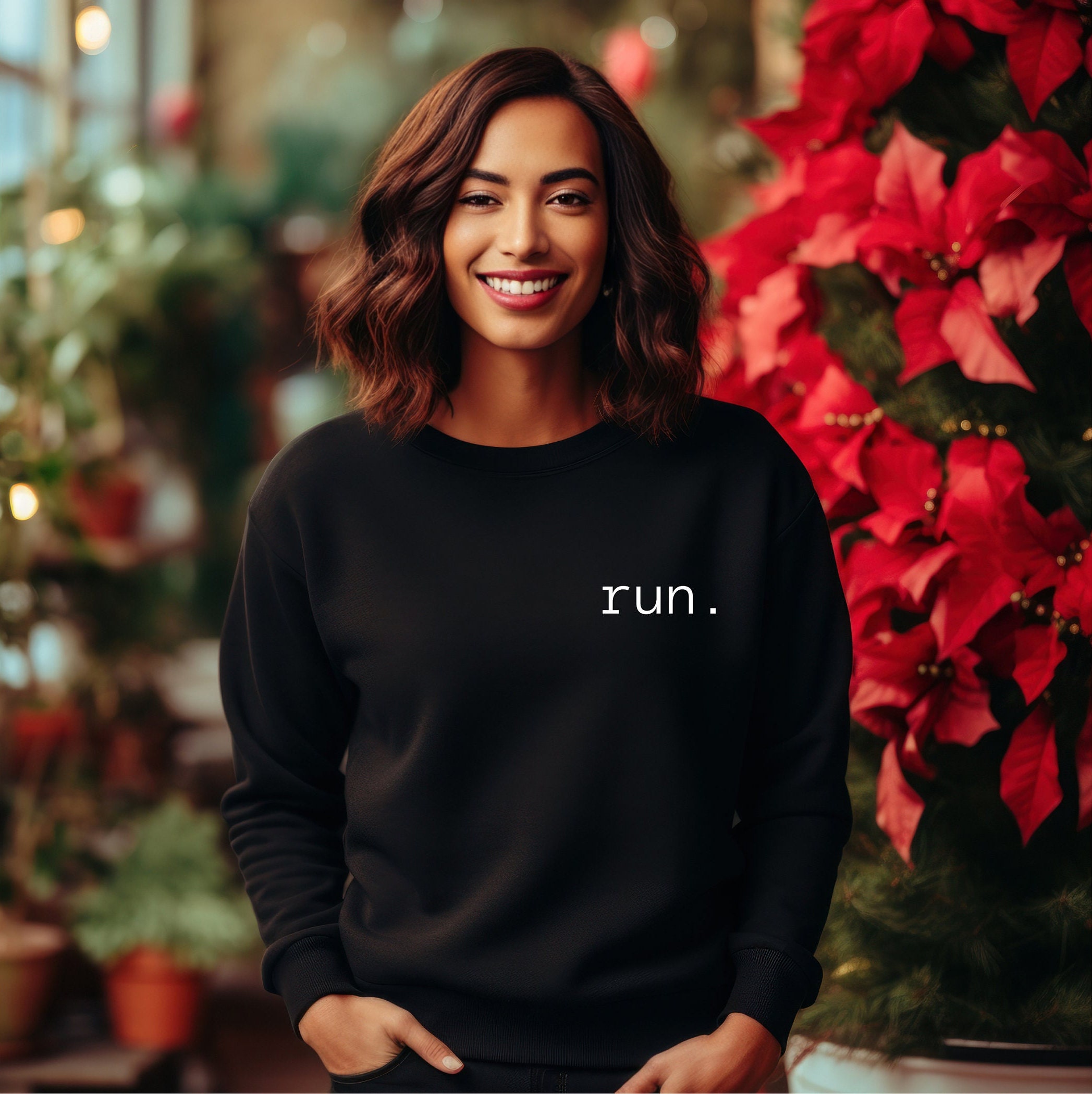 Run Sweatshirt Premium Women Sweatshirt Minimalist Running Oversized ...
