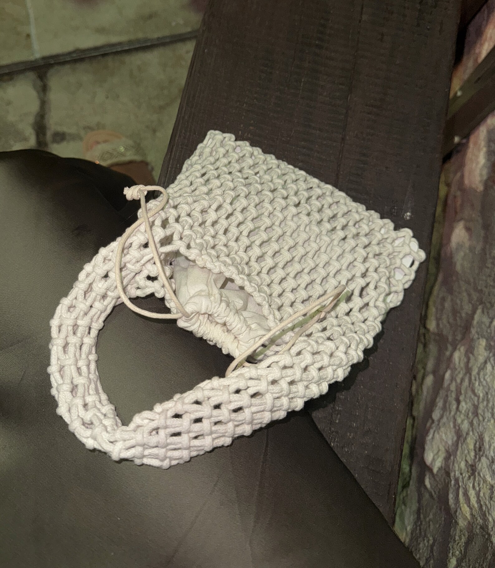 Macrame Net Bag, Knitted Net Bag, Summer Makrame Bag, Bag for Summer ...