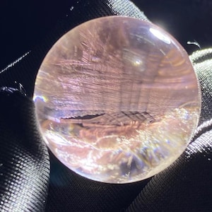 Natural Blue / Red Needles Quartz Sphere, Crystal Sphere, Making ...