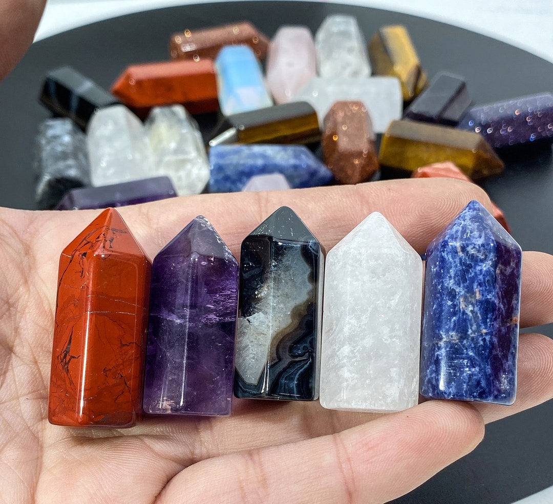 Mini Crystal Tower , Energy Crystal Tower , Chakra Crystal Tower ...