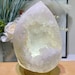 Phantom Blue Needles Citrine Quartz Pyramid, Natural Blue Mist Phantom ...