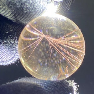 Natural Red Needles Quartz Crystal Sphere, Gemstone Pendant, Angel ...