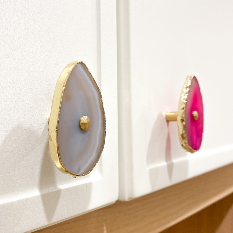 Agate Drawer Pulls - Etsy
