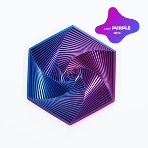 Fractal Fidget Hexagon, Hexagonal Spiral Decompression Toy, 3D Printing ...