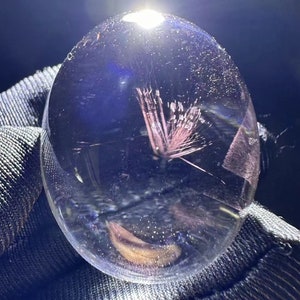 Natural Red Needle Cabonchon Red Needle Quartz Crystal, Gemstone ...