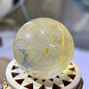 Dendritc Quartz Sphere, Dendrite Crystal Sphere, Dendritic Citrine ...