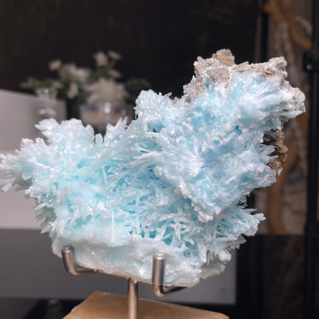 Natural Blue Aragonite Rawstone, Mineral Collection - Etsy