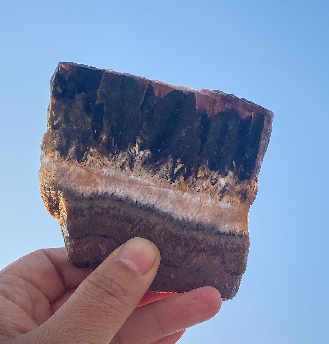 New Raw Auralite 23 Slice Slab , Rare Natural Gemstone , Minerals ...