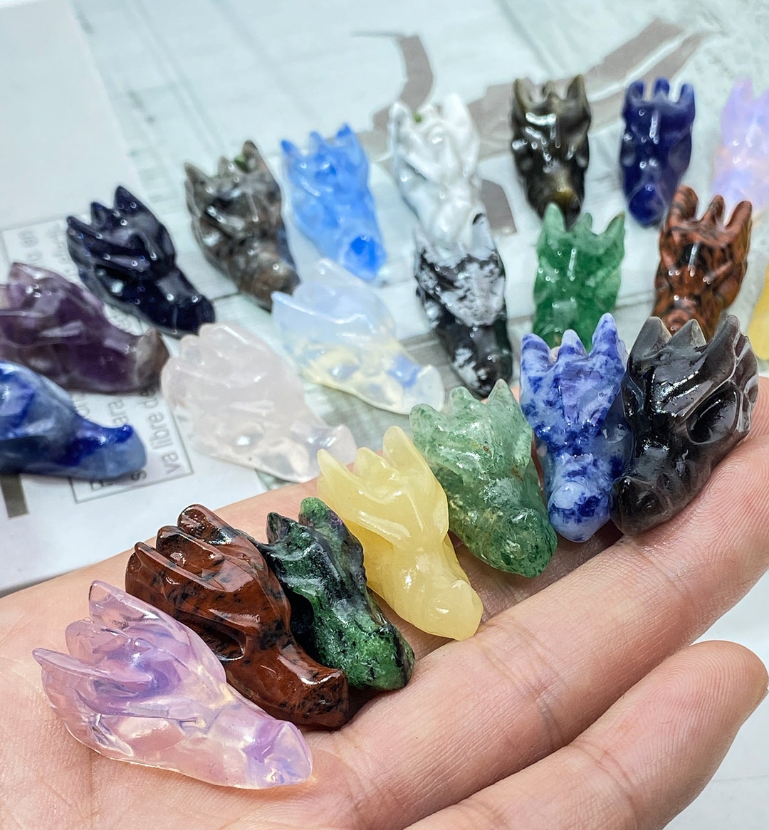 Dragon Head Skull Crystal Craving , Crystal Reiki Healing , Crystal ...